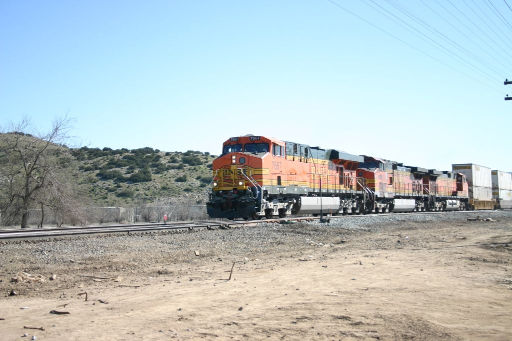 The Sun Shines on a BNSF GEVO